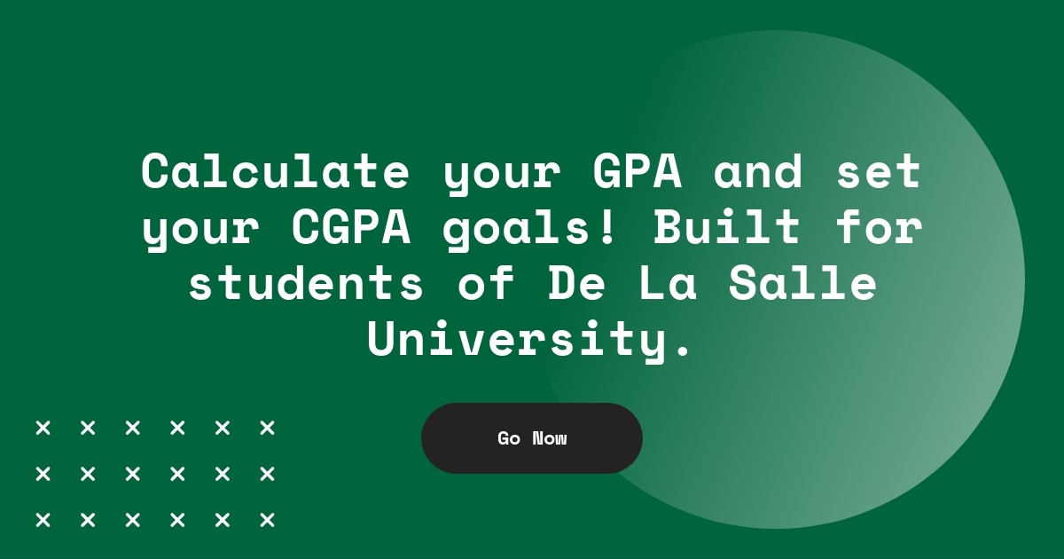 DLSU Calculator